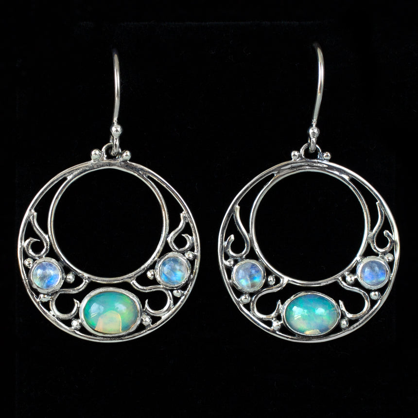 Rainbow Moonstone Gemstone Jewelry | Bluemoonstone Creations