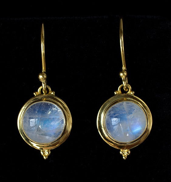 Gold Rainbow Moonstone Jewelry | Bluemoonstone Creations